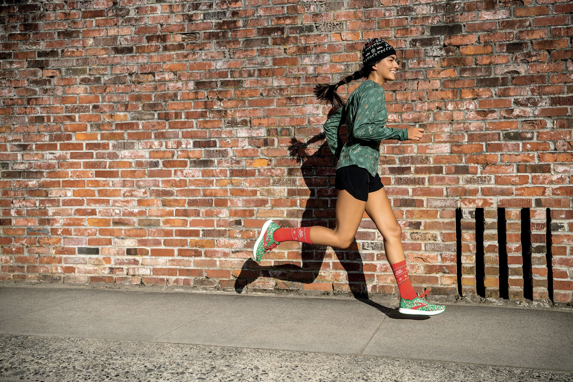 Nouvelle collection Run Merry de Brooks aux couleurs de Noël